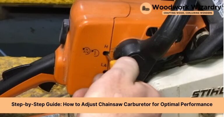 Step-by-Step Guide: How to Adjust Chainsaw Carburetor for Optimal Performance