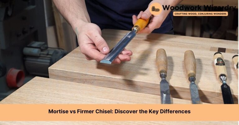 Mortise vs Firmer Chisel: Discover the Key Differences